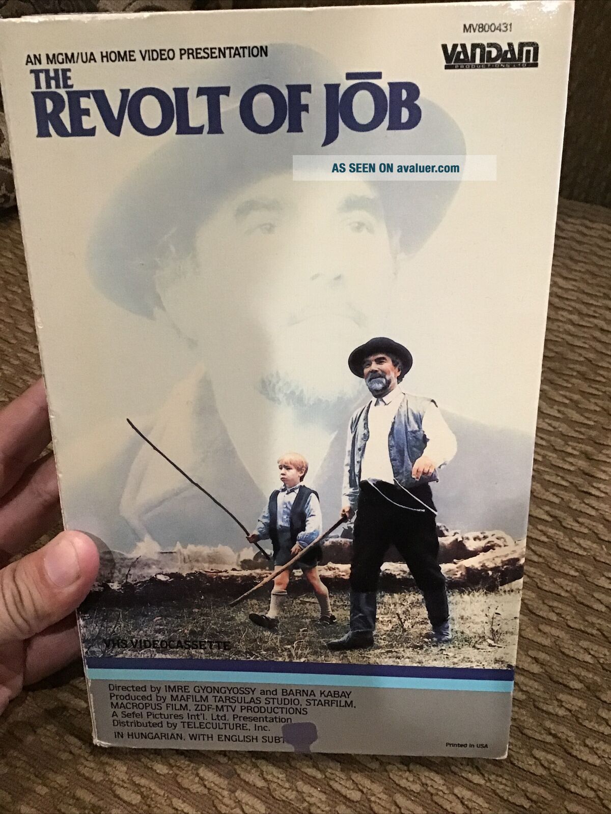 THE REVOLT OF JOB 1983 Jewish Nazi Drama VHS Non - Rental English ...