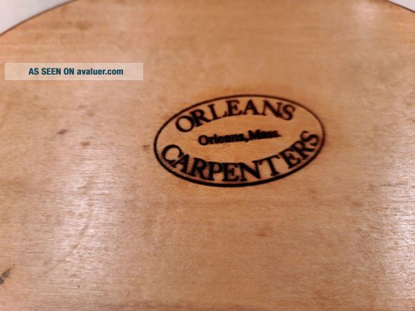 Orleans Carpenters Oval Finger Joint Hand Made Maple Wood Shaker Box ...