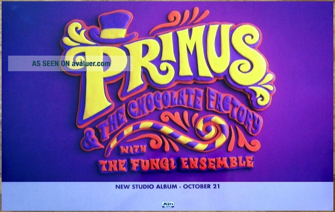 PRIMUS & The Chocolate Factory W/ Fungi Ltd Ed RARE Tour Poster Les ...