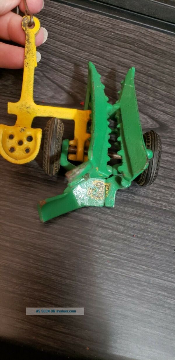 Old Vintage Antique Arcade Cast Iron Toy Combine M? | #42595898