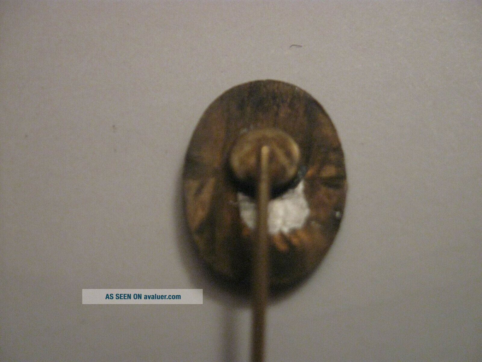 RARE OLD STOKE CITY FOOTBALL CLUB OVAL ENAMEL ALTERED STICK PIN FITTING ...