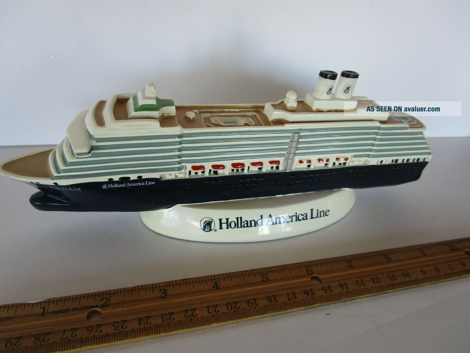 Rare Vintage Holland America Line Oosterdam Model Souvenir Large Cruise ...