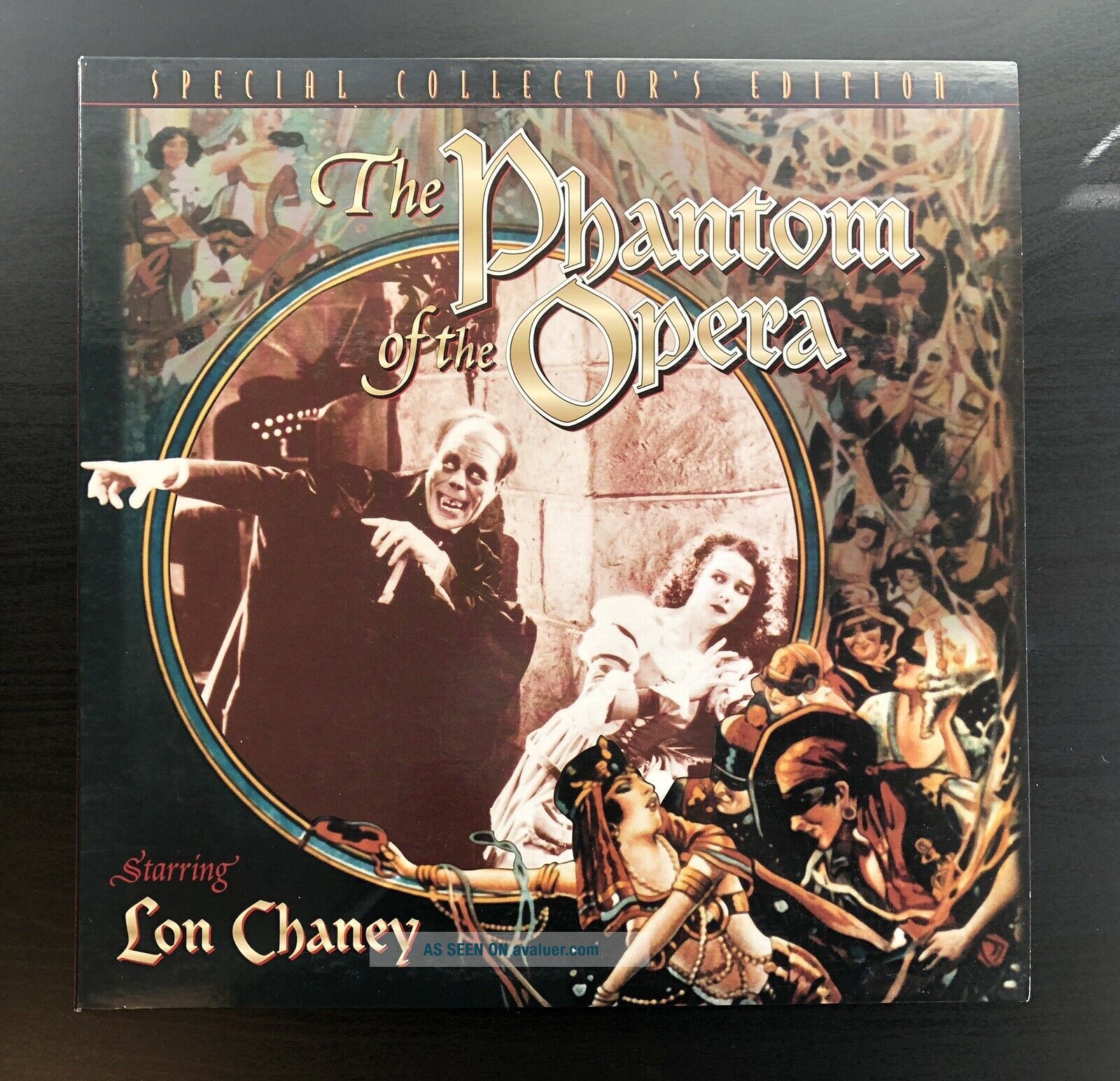 RARE LaserDisc THE PHANTOM OF THE OPERA (1925) Includes PROGRAM INSERTS ...
