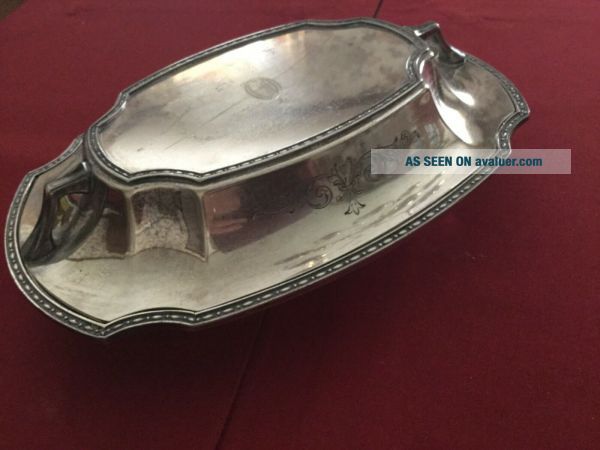 Vintage Silver Plate 10 Inch Serving Dish With Cover. Chippendale Mark ...