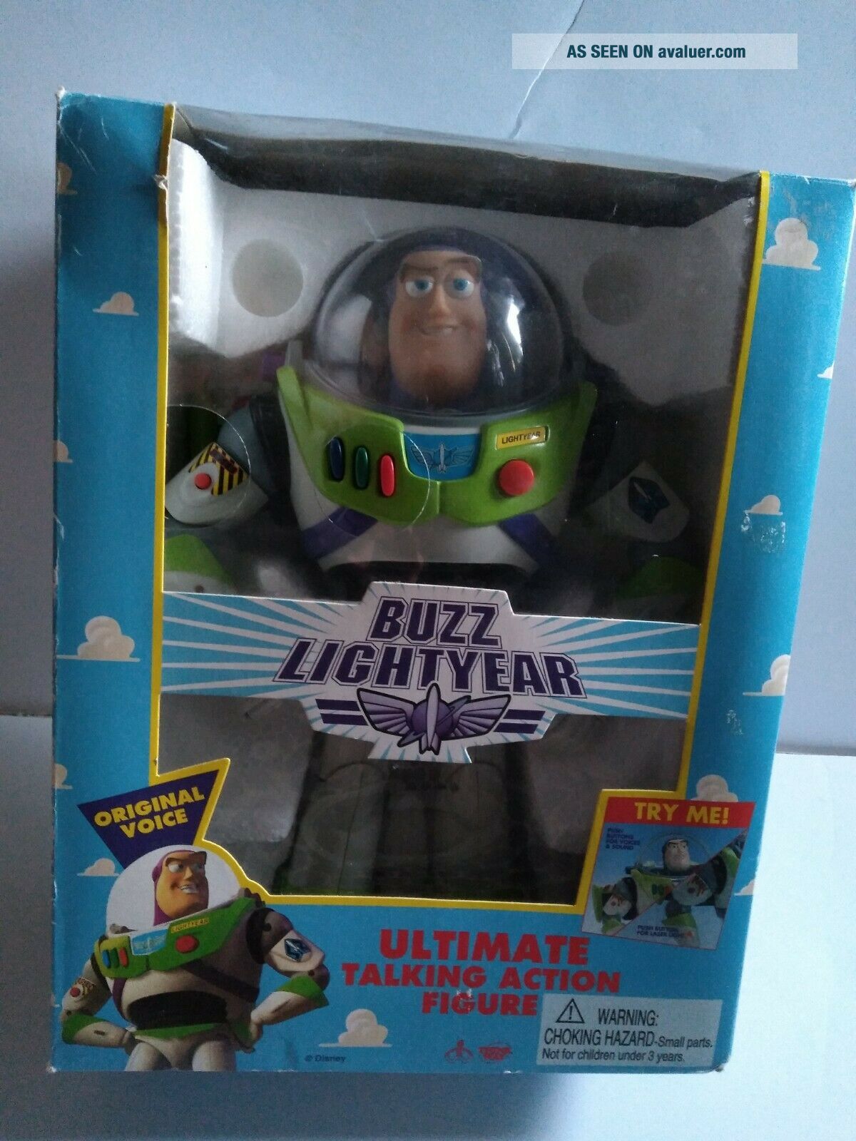 RARE Disney Ultimate Buzz Lightyear Talking Action Figure With BOX ...