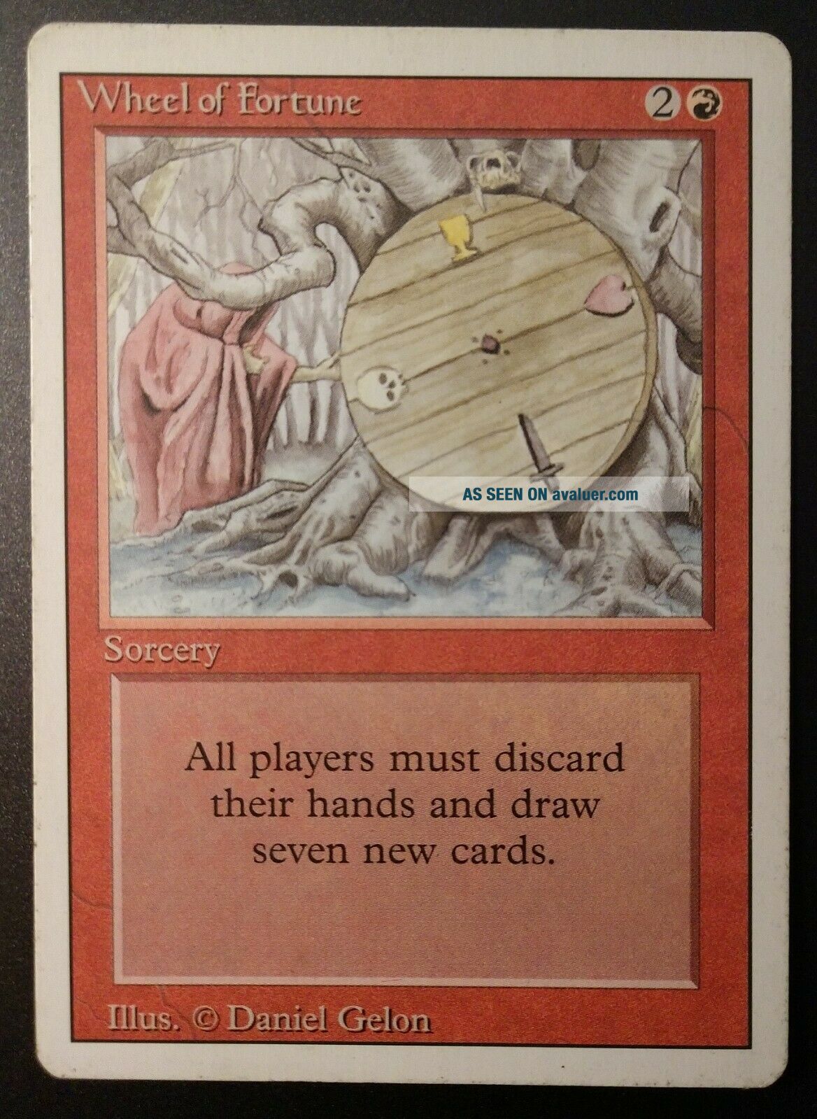 MTG WHEEL OF FORTUNE Revised 3RD Edition OWNER Beta Unlimited Alpha ...