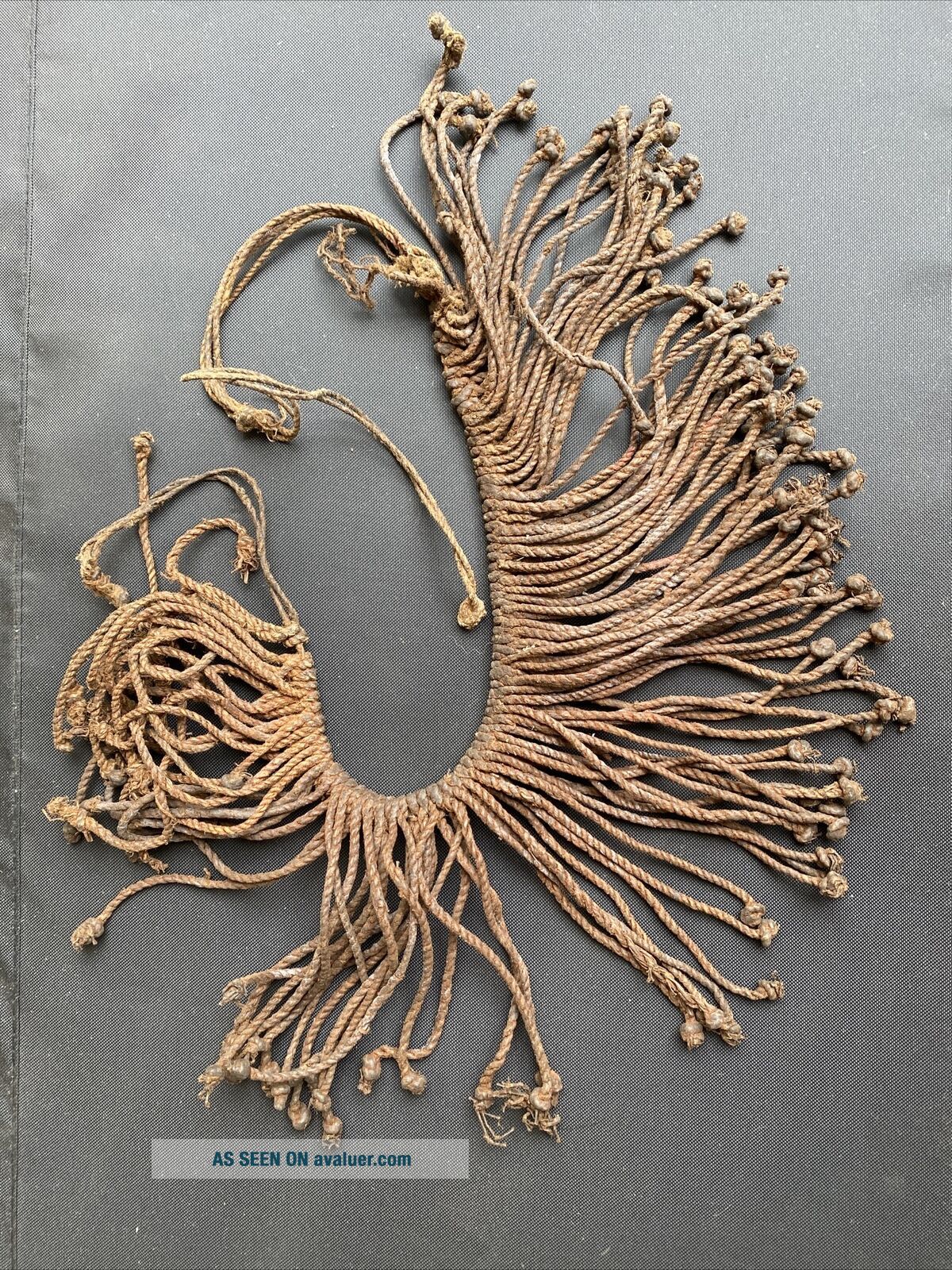 Rare Old Aboriginal Knotted String Pubic Apron Belt Northern Australia ...
