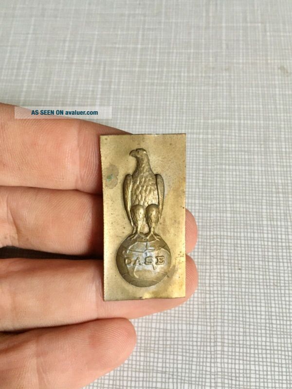 Antique Vtg CASE IH International Harvester Eagle On Earth Brass Sign ...
