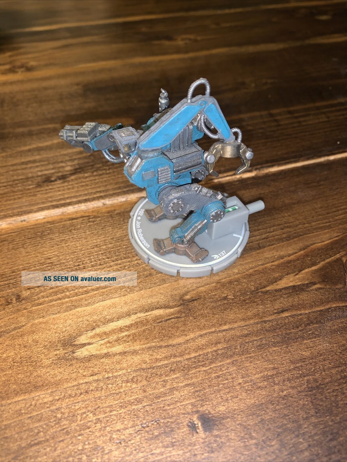 Rare MechWarrior Figure (WizKids, 2004) Jon Roberson - SalvageMech MOD ...