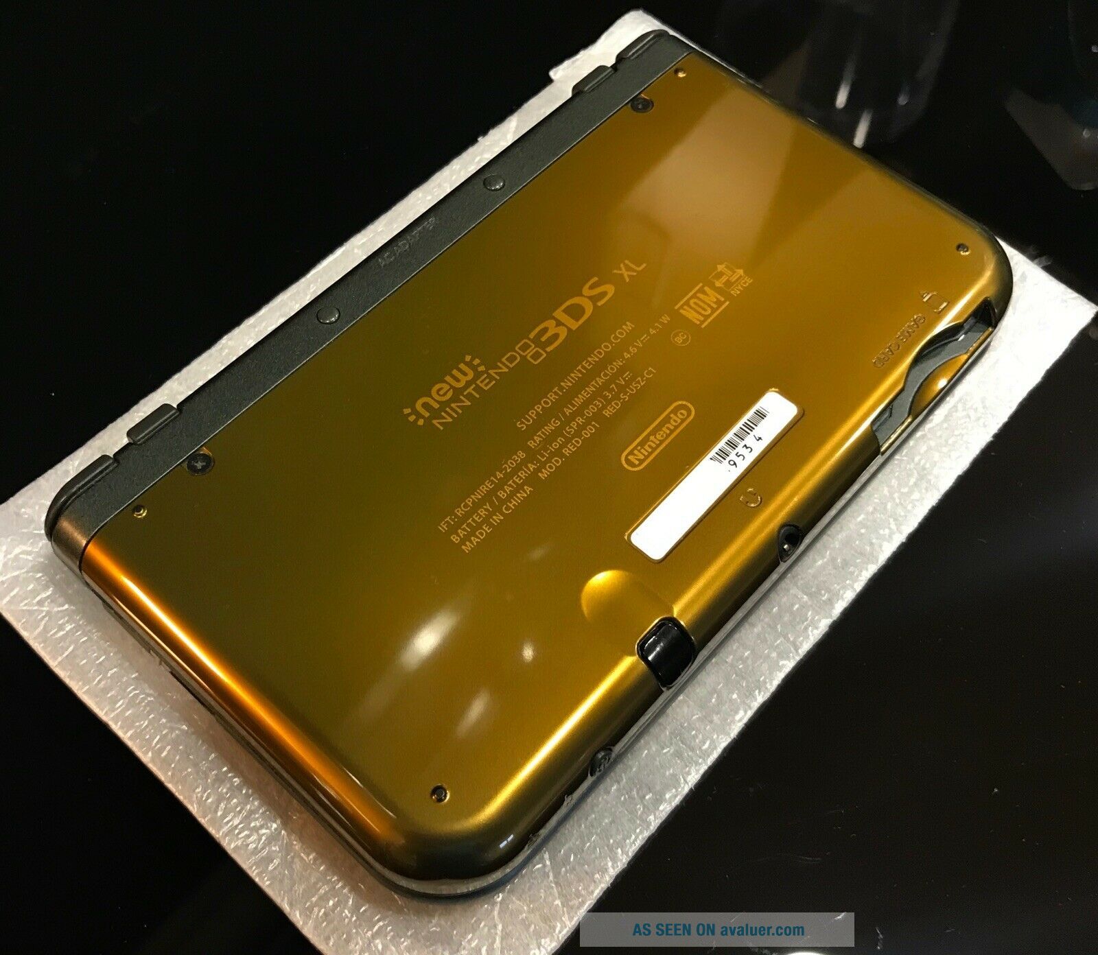 Nintendo 3DS XL Launch Edition Gold Zelda Hyrule Edition DUAL IPS RARE ...