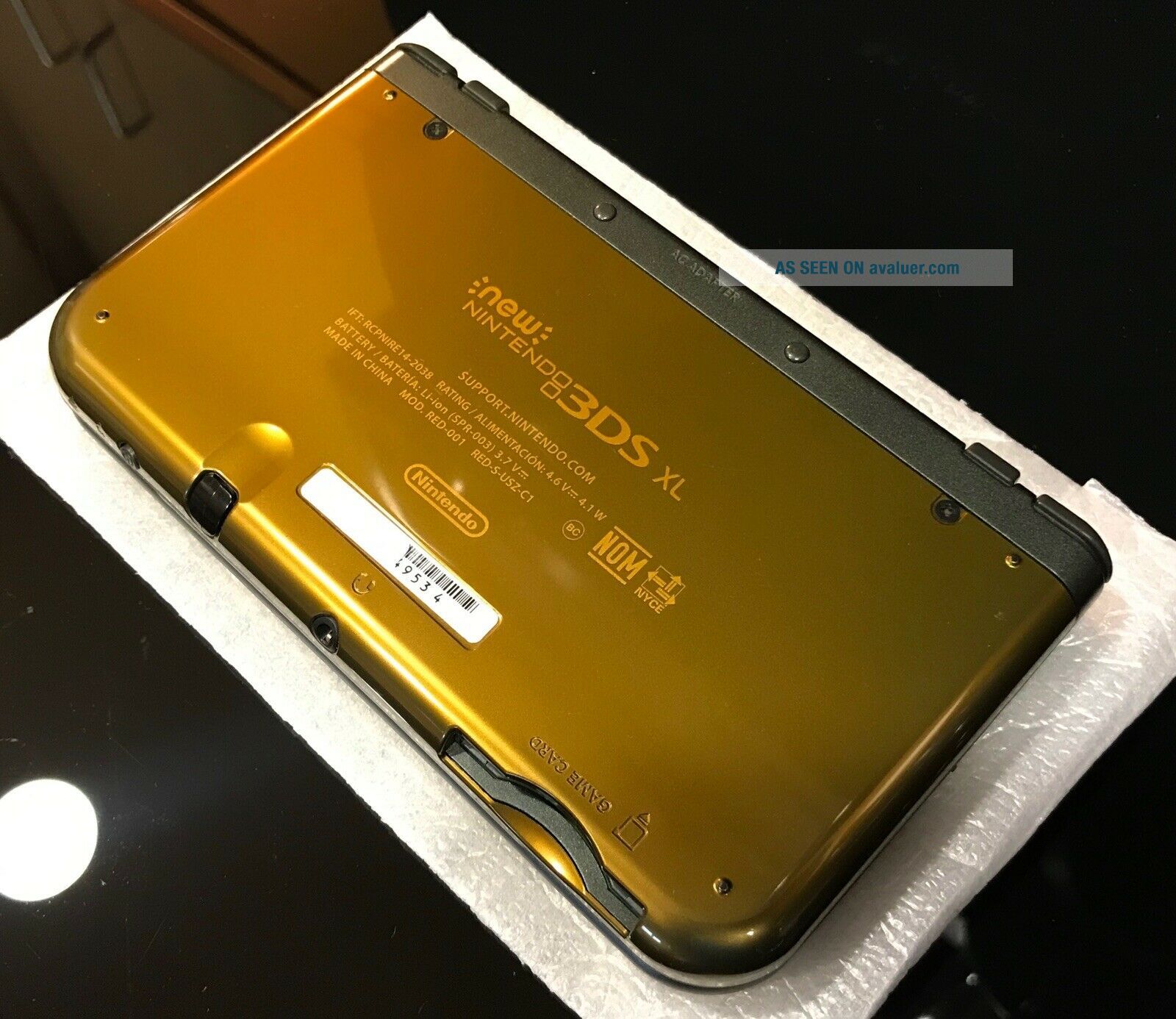 Nintendo 3DS XL Launch Edition Gold Zelda Hyrule Edition DUAL IPS RARE ...