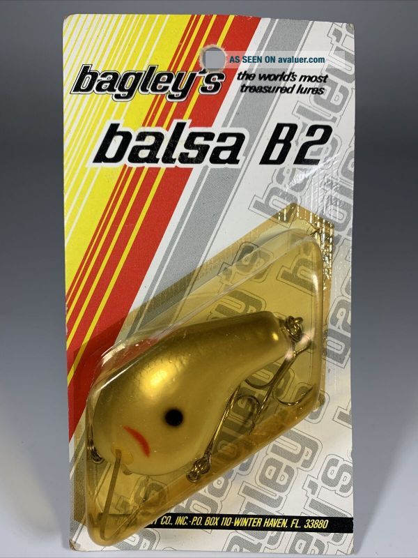 Vintage Bagley’s Balsa B2 GI Square Lip Great Color In Old Florida ...