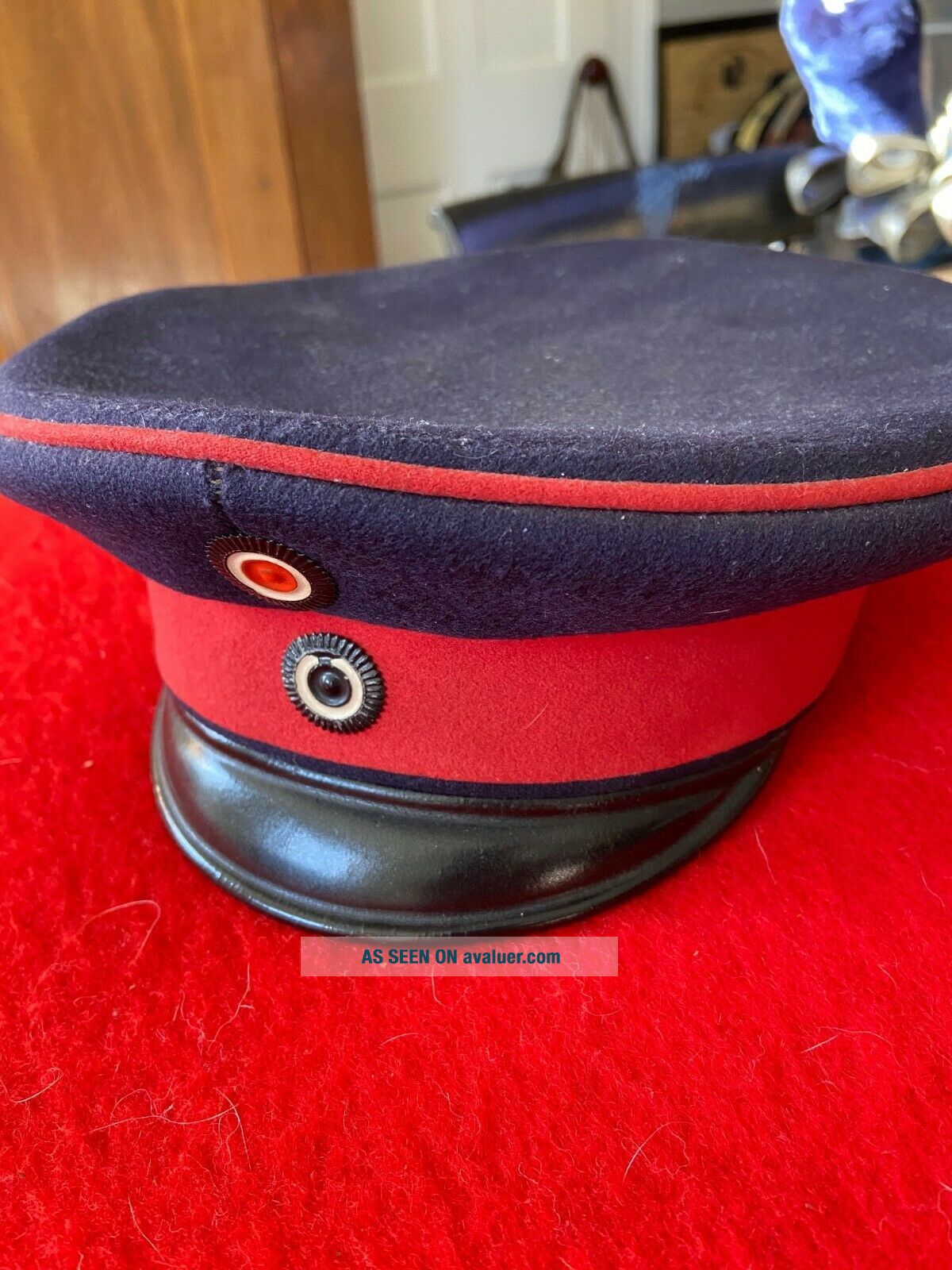 WWI German Prussian NCO Or Officers Visor Hat Rare Exceptional | #42824027