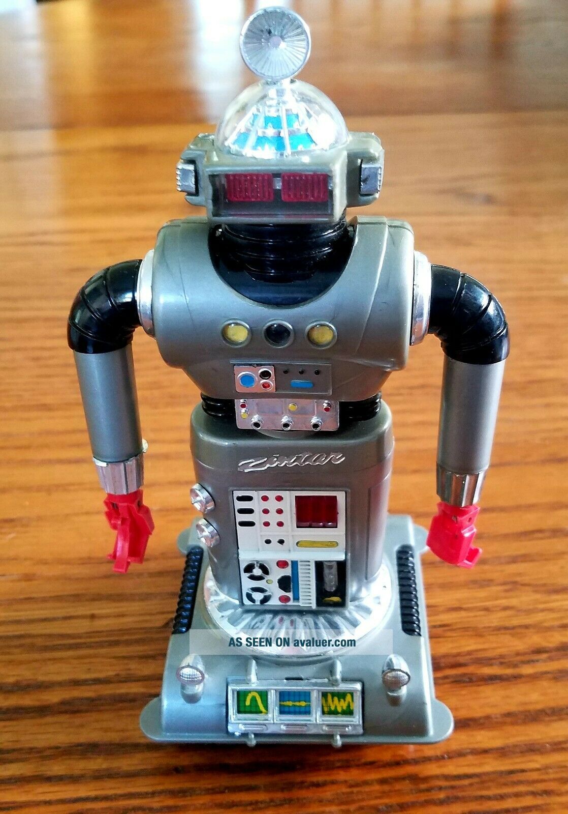 RARE 1968 IDEAL ZEROIDS ZEROID ZINTAR ROBOT WITH CASE - TABS | #42837870