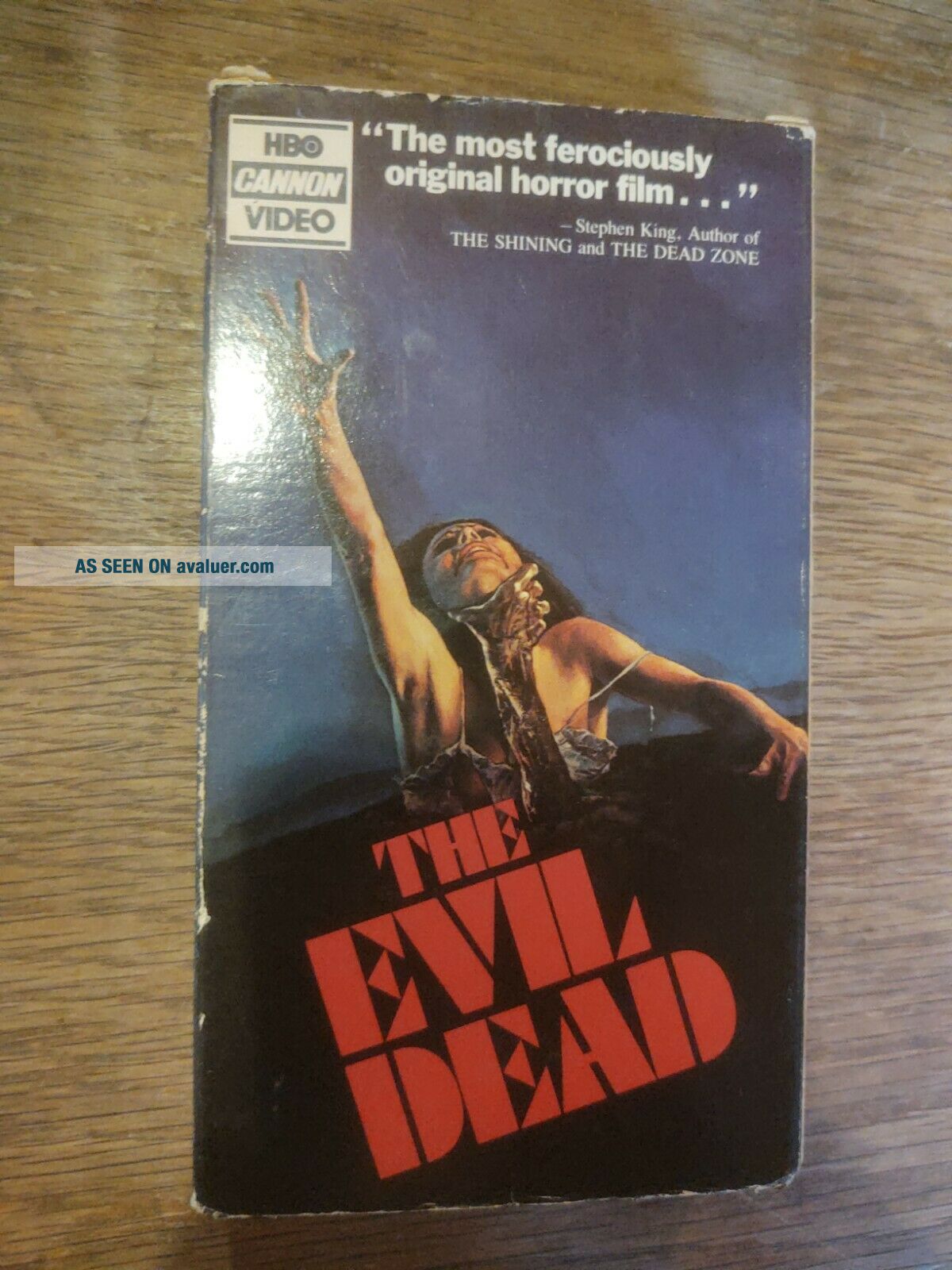 The Evil Dead VHS Cannon Rare Horror HBO. Plays Great Tape. Video ...