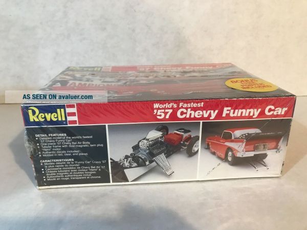 REVELL 1/24 SCALE TOM ' MONGOOSE ' MCEWEN 1957 CHEVY FUNNY CAR MODEL ...