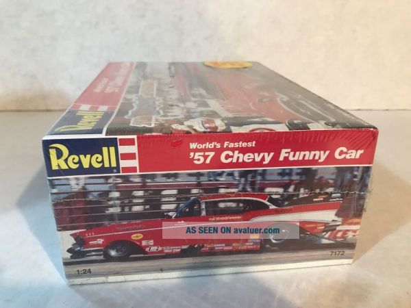 REVELL 1/24 SCALE TOM ' MONGOOSE ' MCEWEN 1957 CHEVY FUNNY CAR MODEL ...
