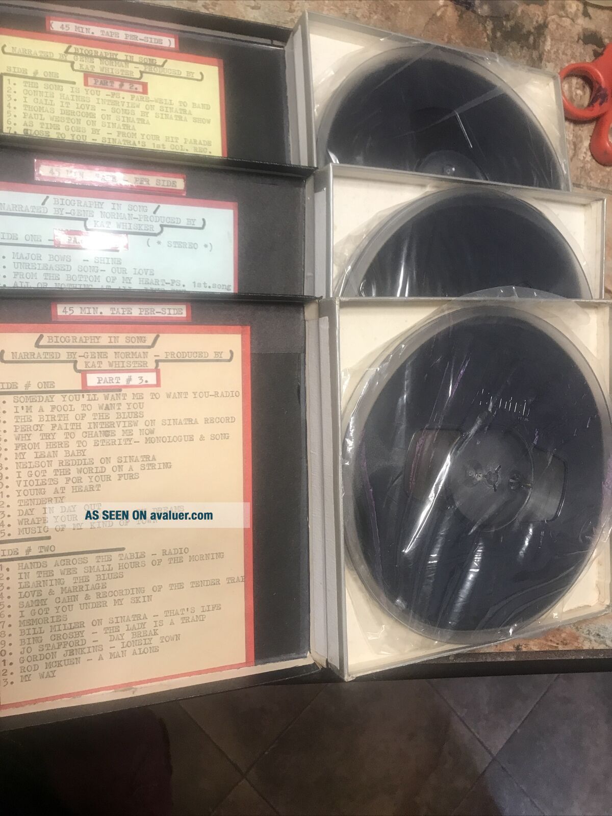 Frank Sinatra Biography In Song 3 Reel To Reels Rare | #42858190