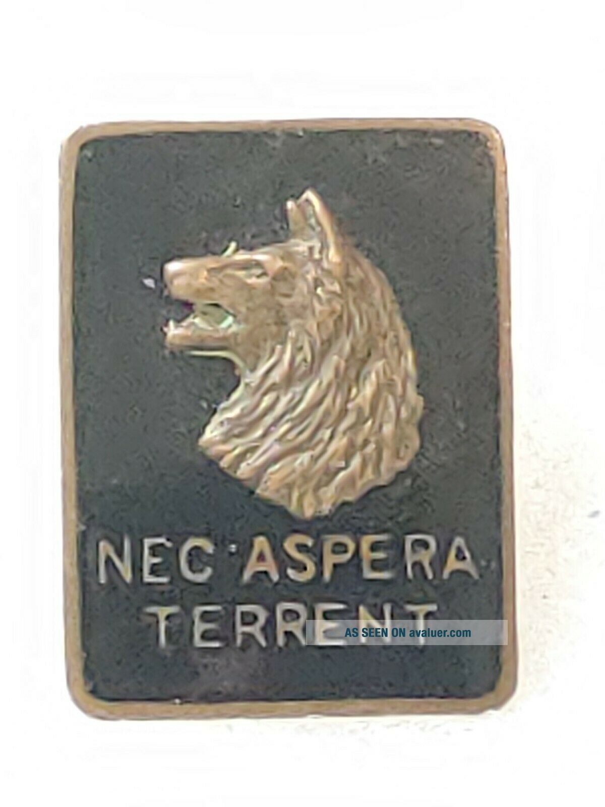 RARE WWII US ARMY 27th INFANTRY REGIMENT (WOLFHOUNDS) DI Dui SB ...