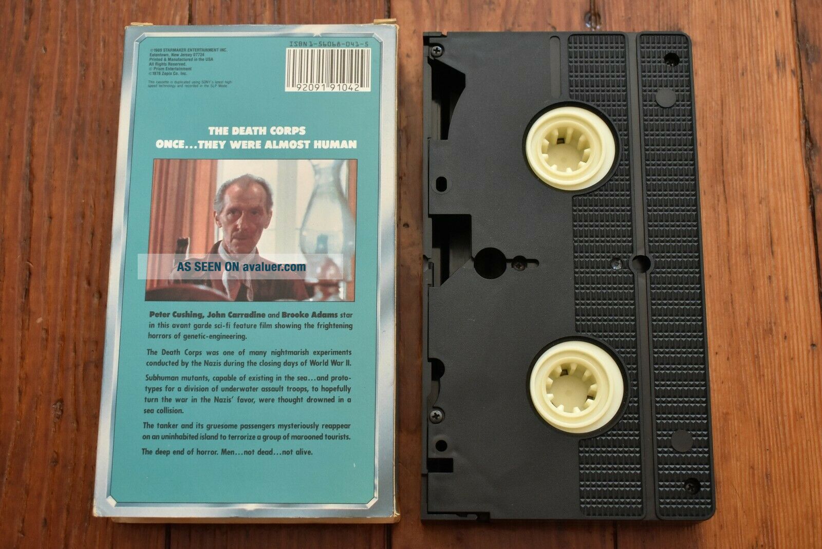 Shock Waves VHS Tape John Carradine Horror 1976 70s Rare OOP Nazi ...