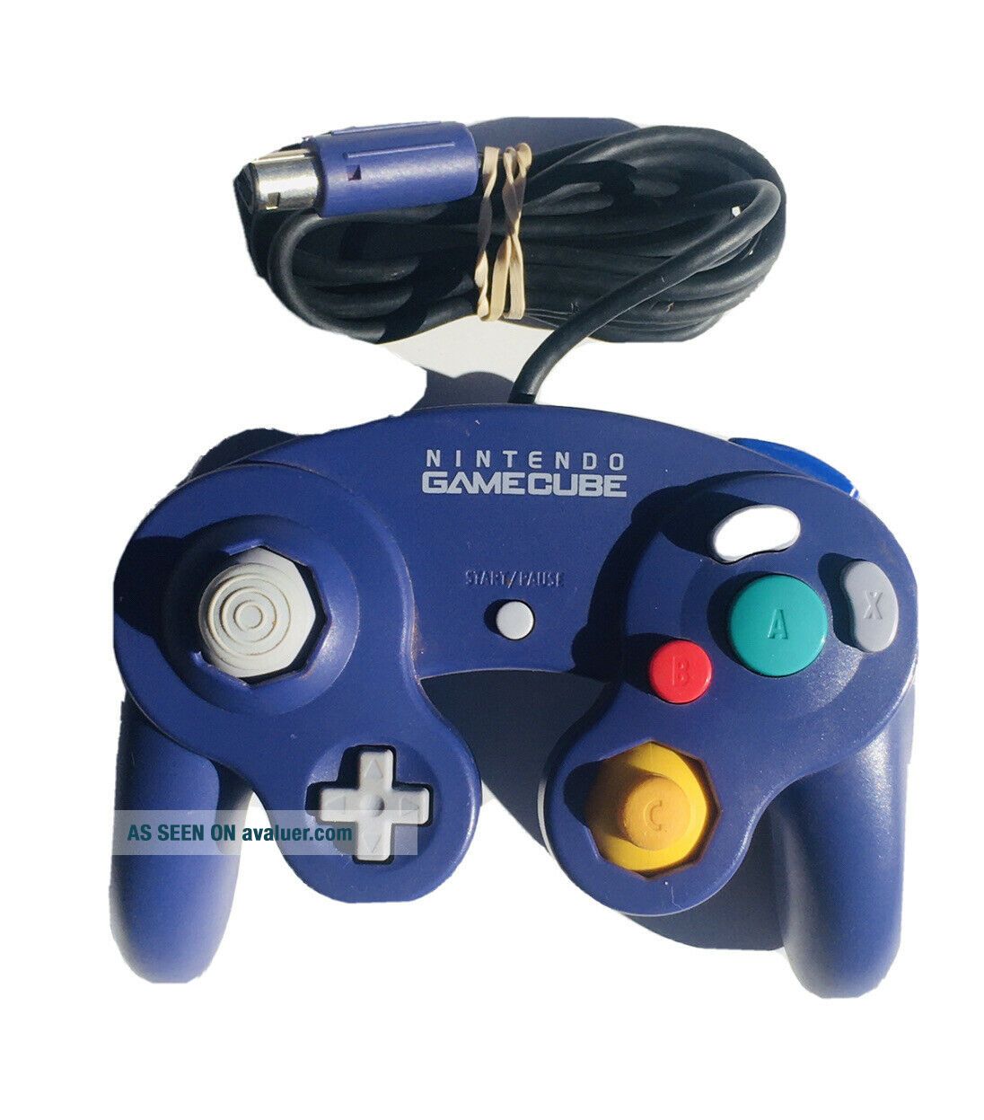 Authentic Nintendo GameCube OEM Indigo Controller DOL - 003 Wired RARE ...