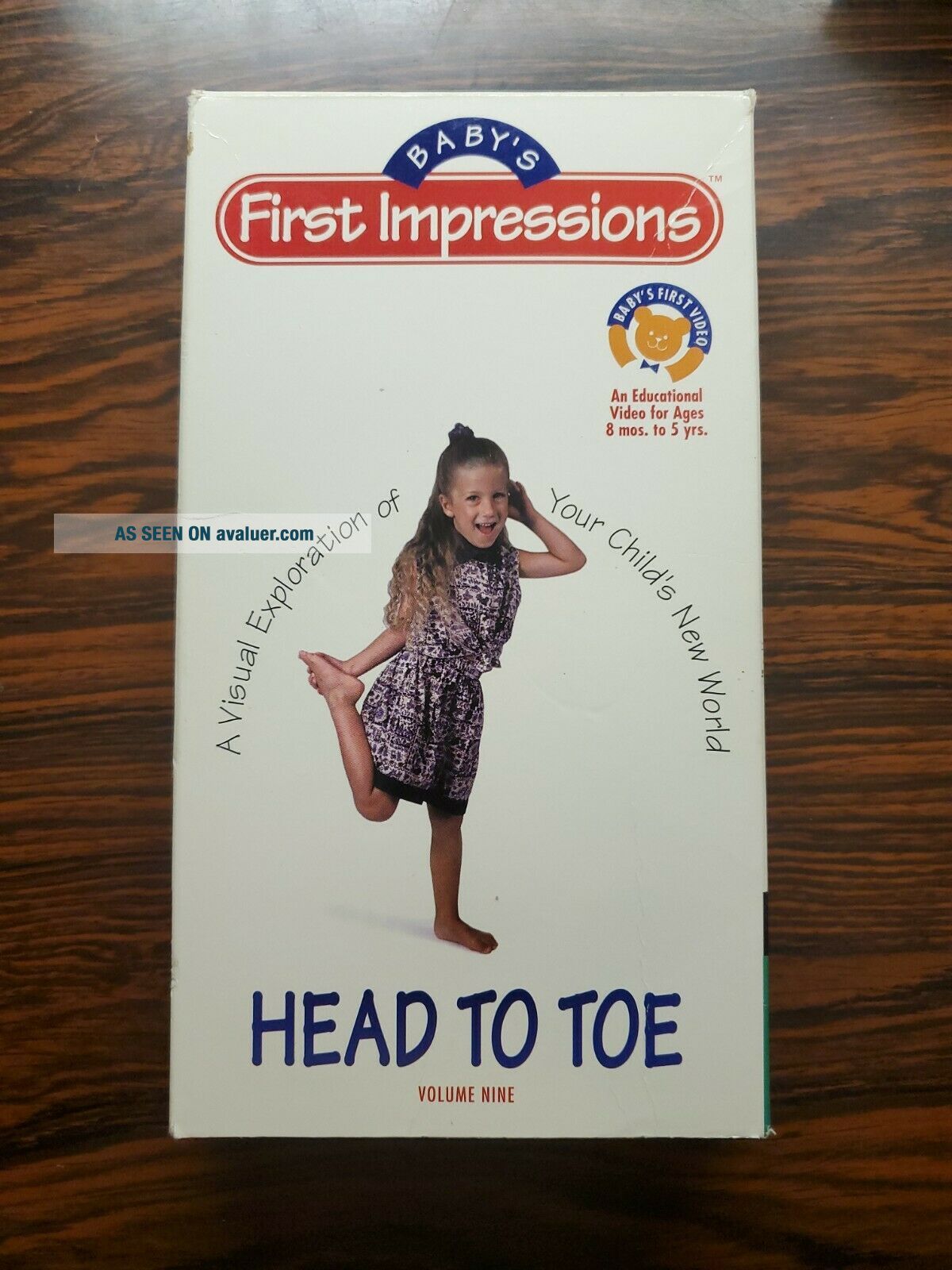 Babys First Impressions Head To Toe [VHS] Volume Nine Educational RARE ...