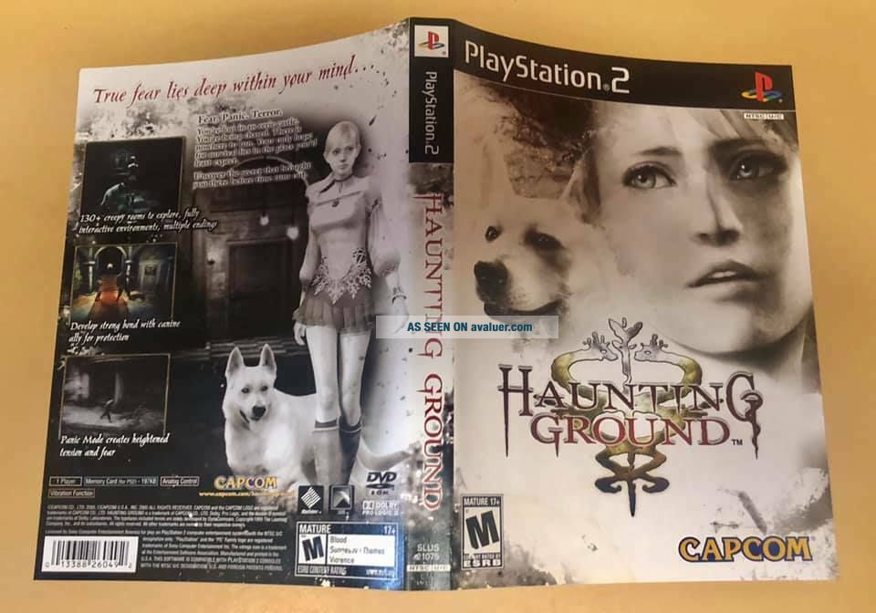 RARE SONY PLAYSTATION PS2 HAUNTED GROUND COMPLETE AND 100 WITH PROOF ...