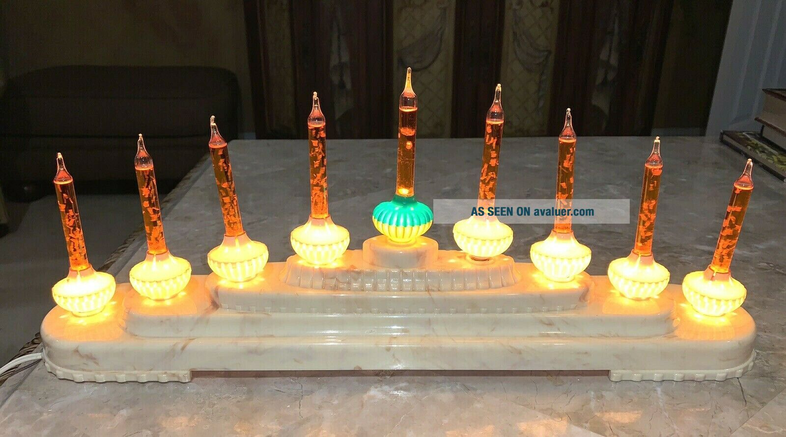 Rare Vintage 1948 Royal Royalite Bubbling Candelite 790 Lights Video ...