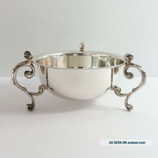 Vintage Victory Plate Silverplate Sweet/Nut Serving Bowl, Candle Holder ...