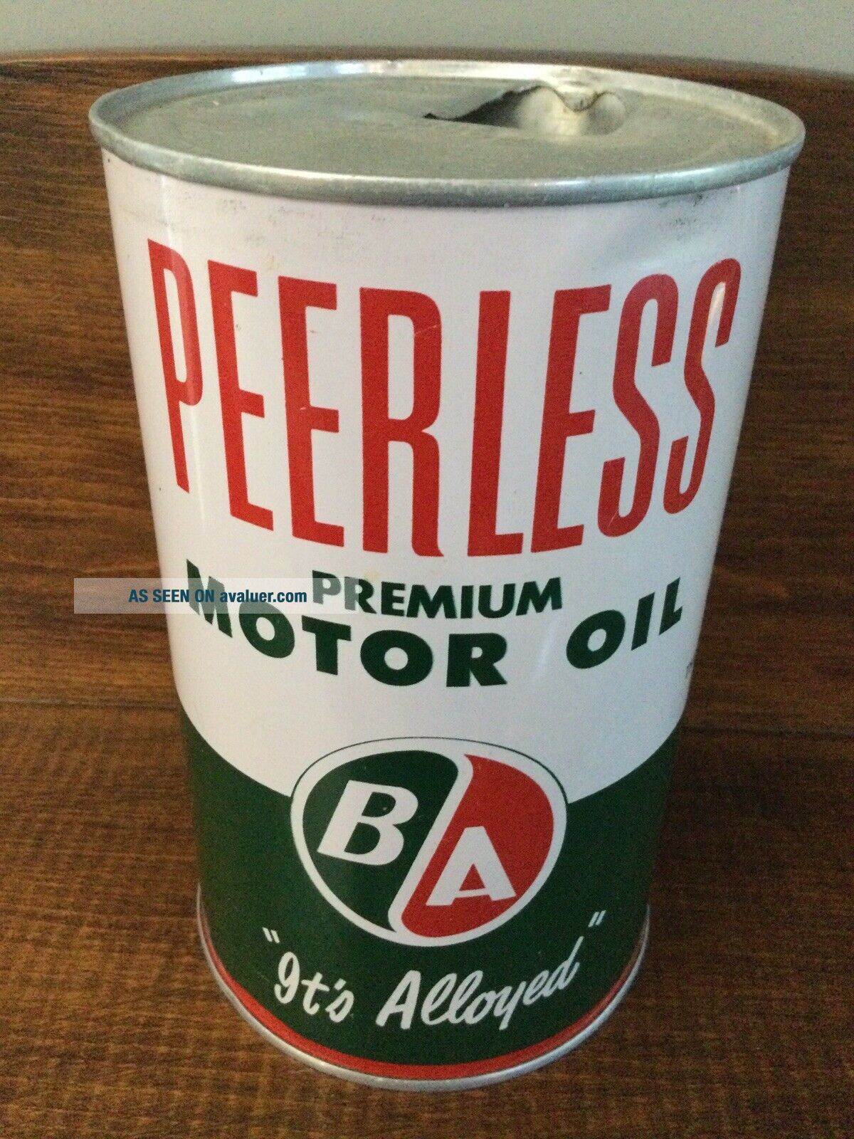 BA British American Oil Imperial Quart Motor Oil Can Rare Vintage ...