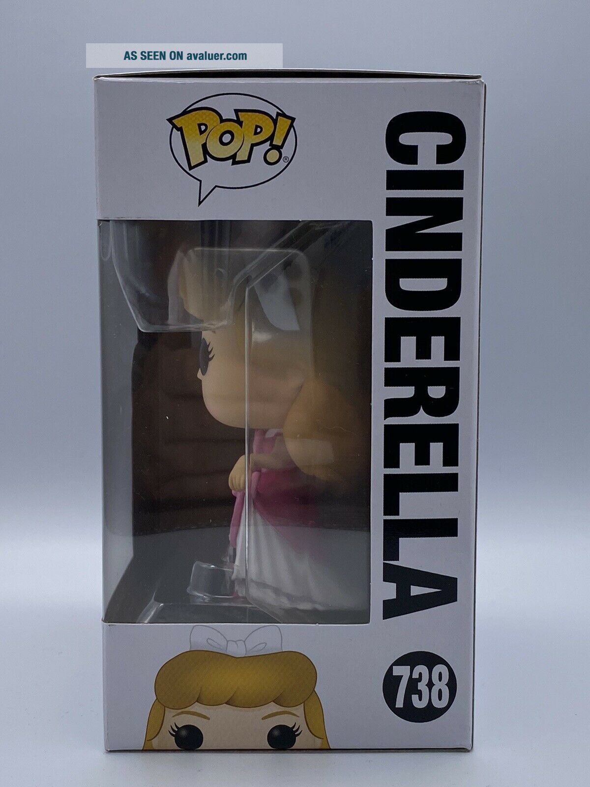 Cinderella 738 Funko Pop Disney Movies Animation Vinyl Figure Boxed ...