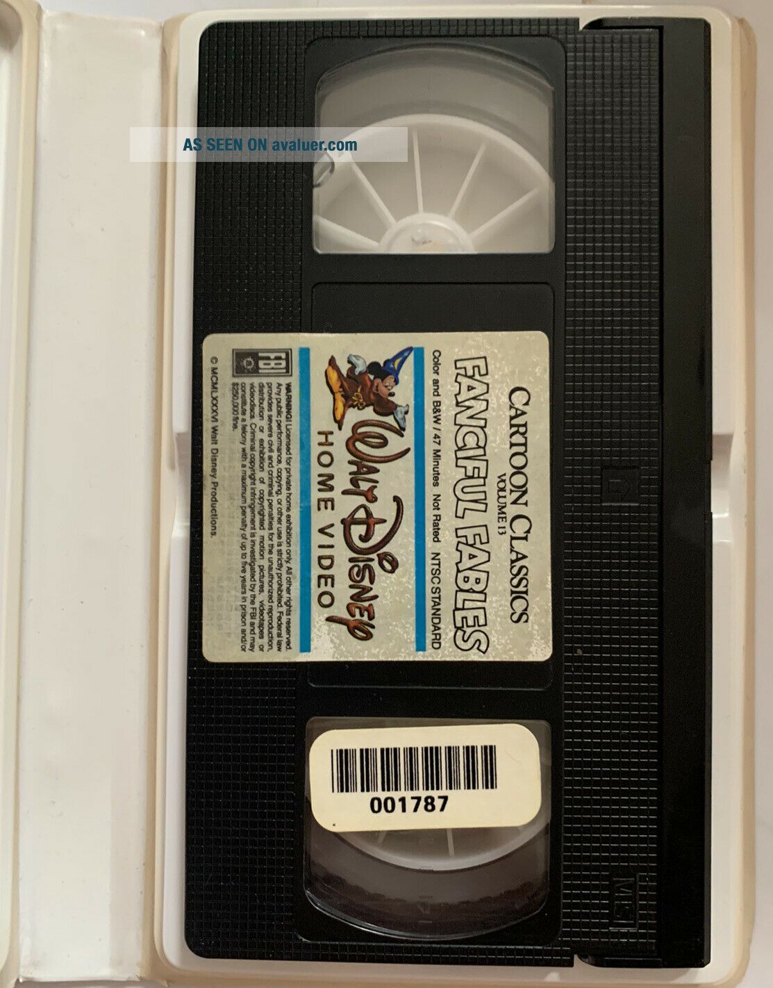 Walt Disney Cartoon Classics Silly Symphonies Fanciful Fables (VHS ...
