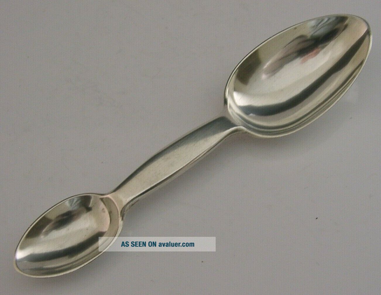 RARE ASPREYS ENGLISH STERLING SILVER MEDICINE SPOON DOCTORS MEDICAL ...