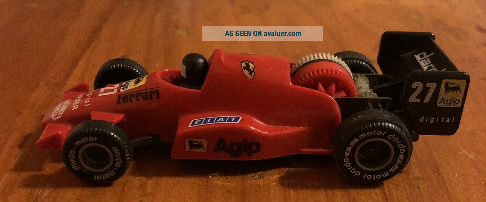 DARDA 1988 Ferrari - Pullback Motorized Race Car - W. Germany Rare ...