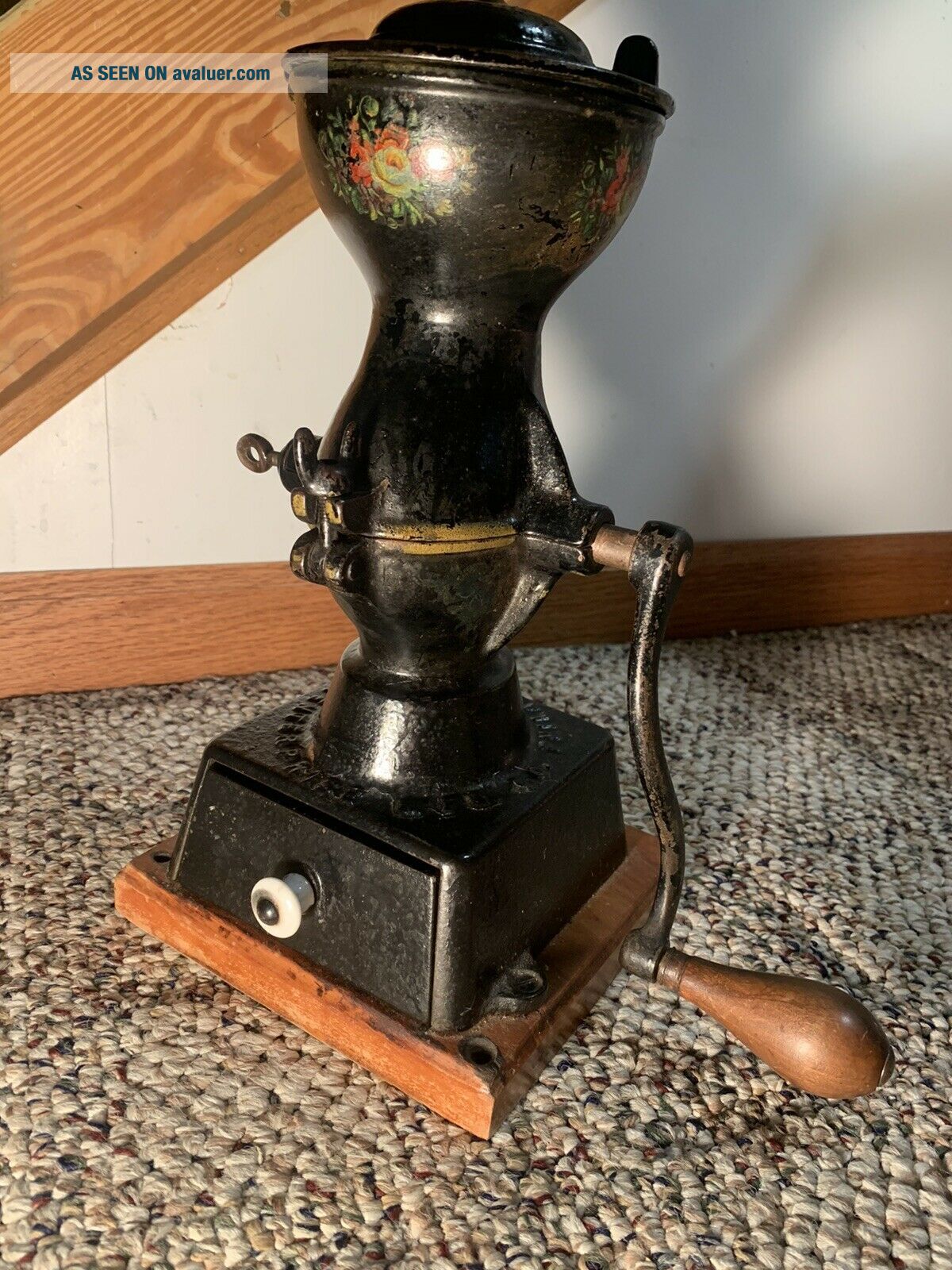 Rare Enterprise Cast Iron Coffee Grinder Complete No 1 ? | #43055286