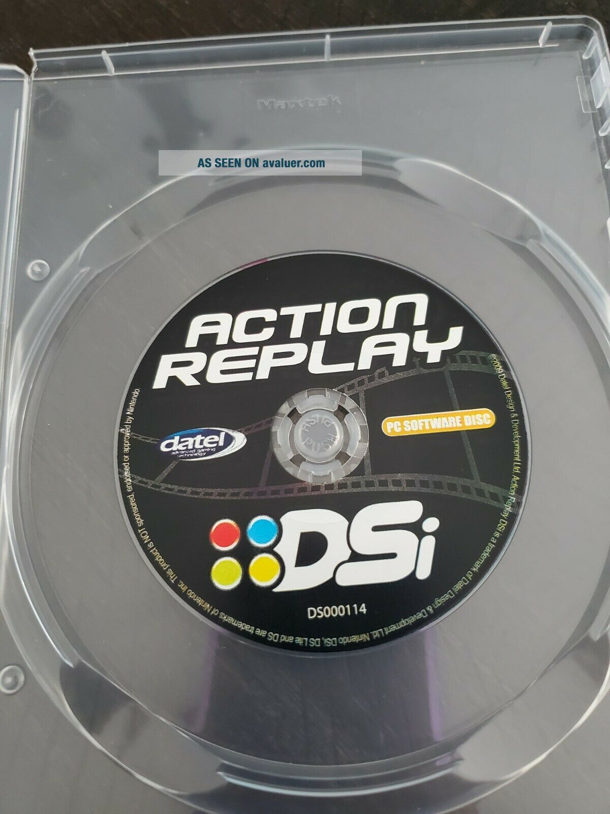 Action Replay DSi Code Manager PC Software CD - Rom Disc/ CD Nintendo ...