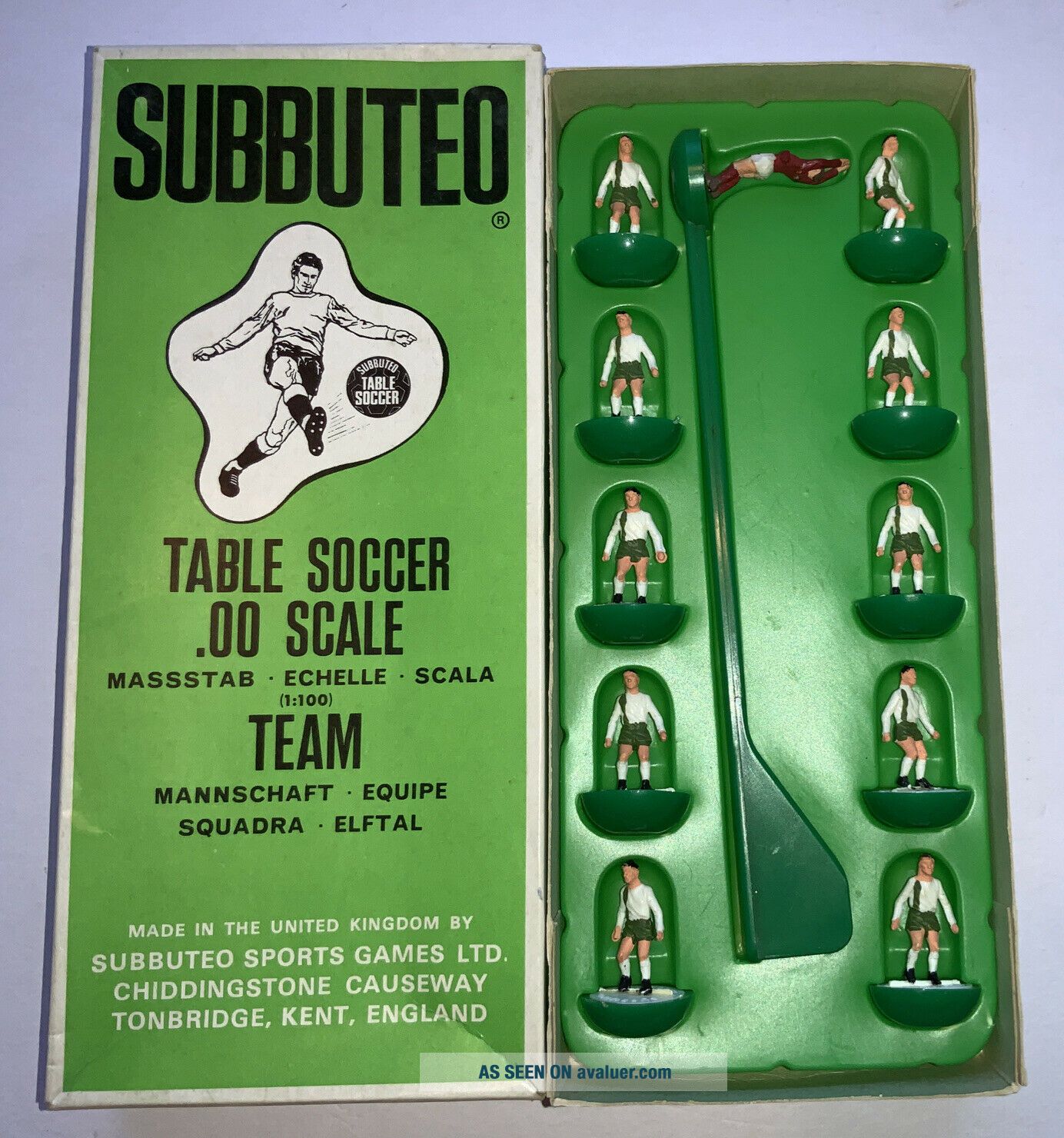 Subbuteo Ham Kam (Norway) RARE HW Team Ref Sticker 237 Complete & Boxed ...