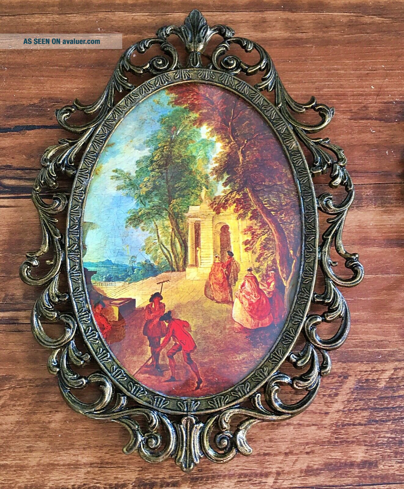 Vintage Metal Picture Frames Made In Italy