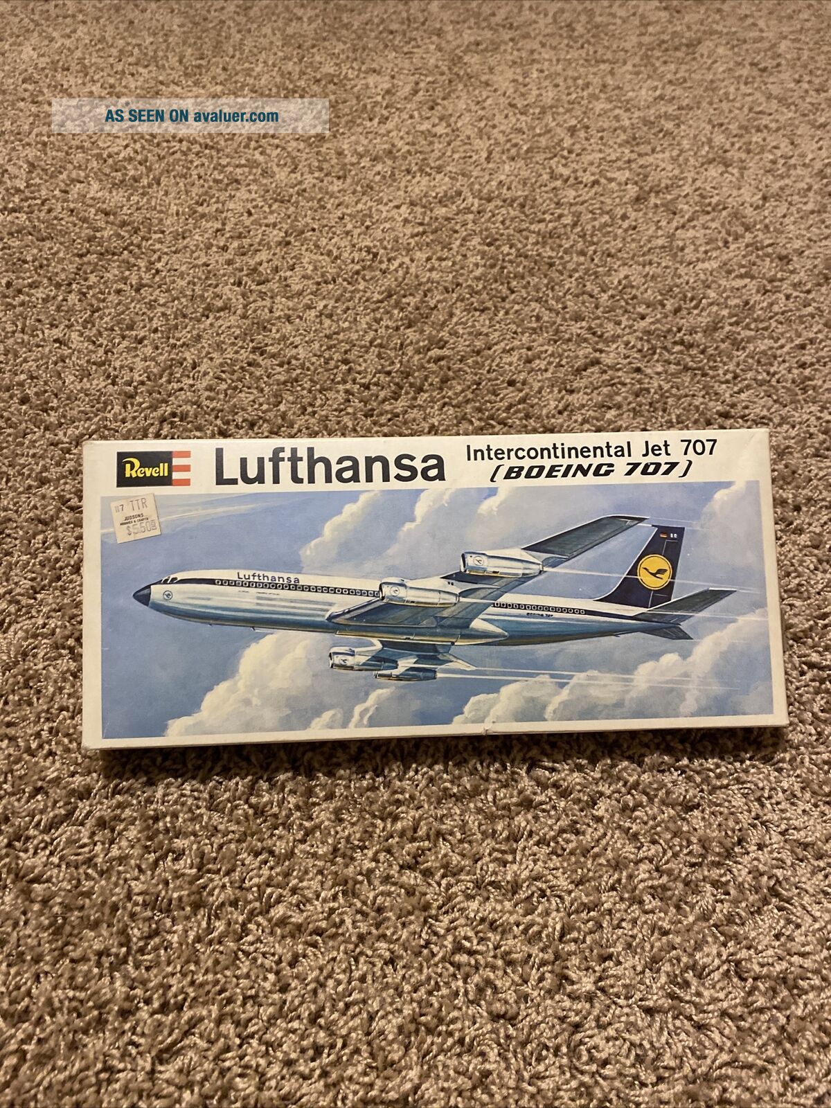 RARE Vintage 1960’s Revel Lufthansa Boeing 707 H - 243 1:144 Model ...