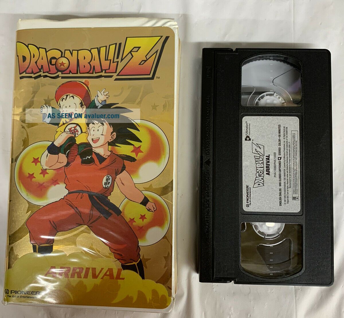 Dragonball Z Arrival Action VHS Saiyan Saga DBZ Kinto Gohan Cover ...
