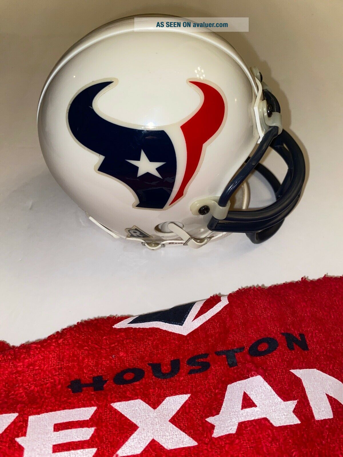 RARE Riddell Houston Texans Alternate White Mini - Helmet PLUS Rally ...