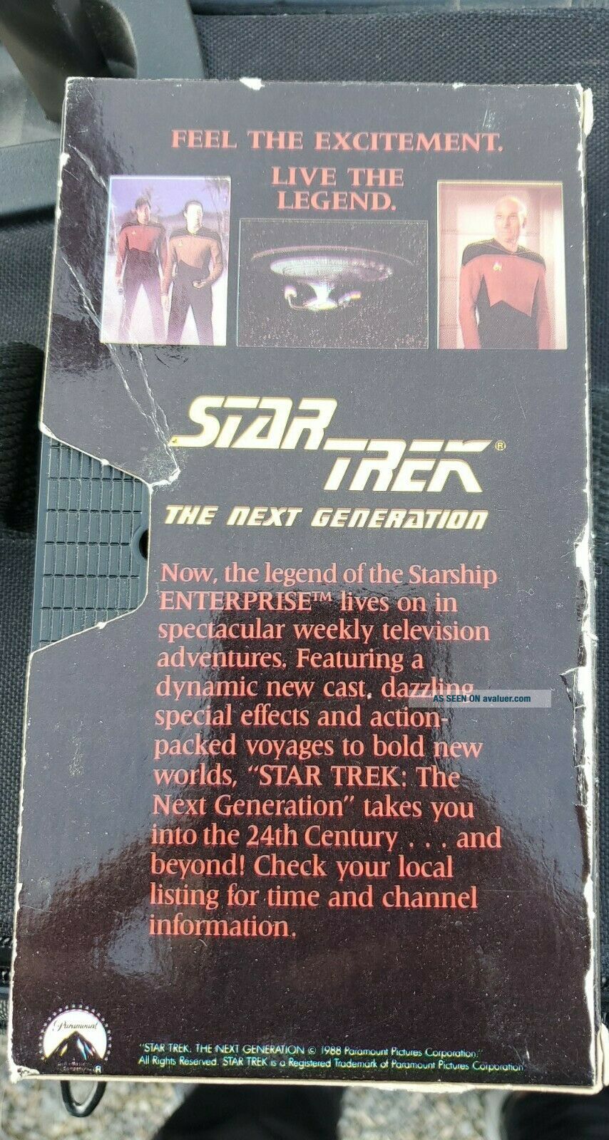 RARE Star Trek Adventure At The Universal Studios VHS | #43115261