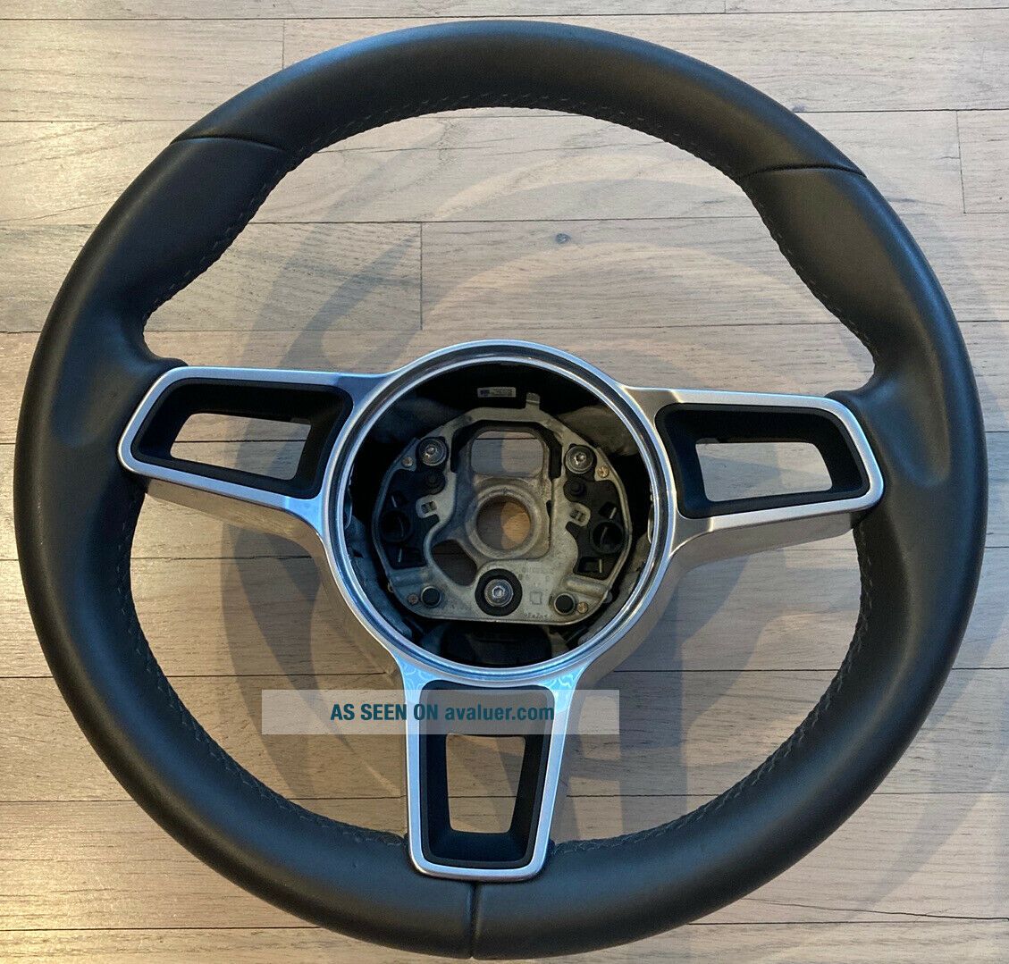 Porsche 911 Macan Boxster Cayman Steering Wheel SPORT RARE 6 SPEED GRAY ...