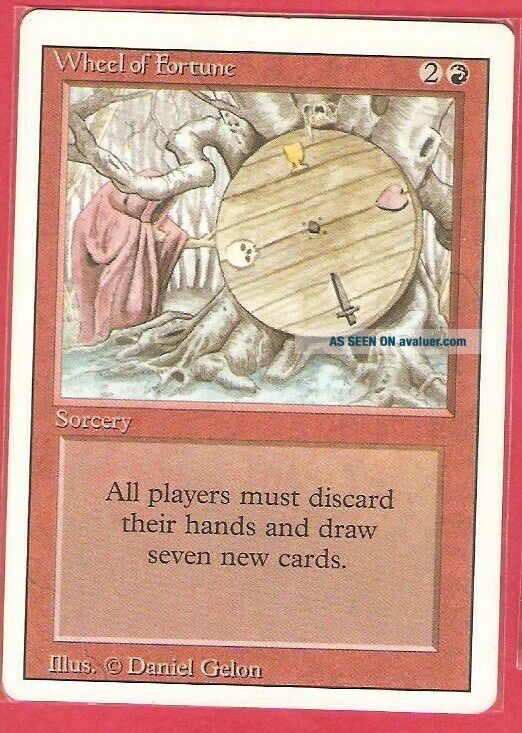 Wheel Of Fortune - Revised - NM Magic The Gathering MTG | #43165374