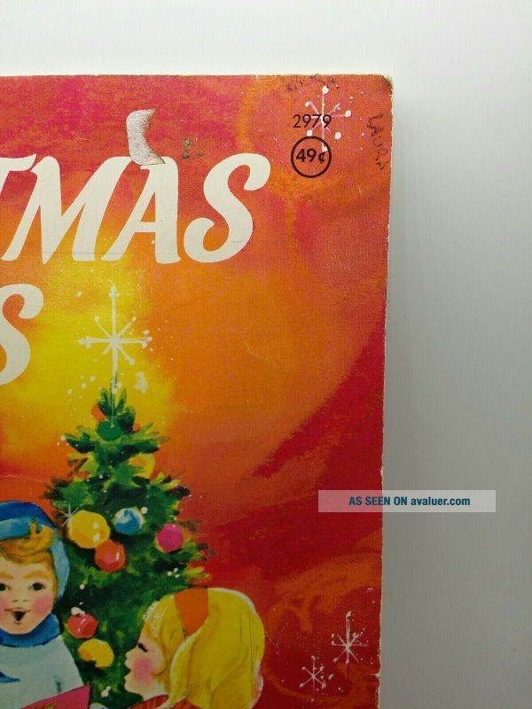 Vtg 1969 Whitman Christmas Carols Song Book Piano Organ Guitar Music ...