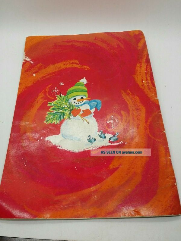 Vtg 1969 Whitman Christmas Carols Song Book Piano Organ Guitar Music ...