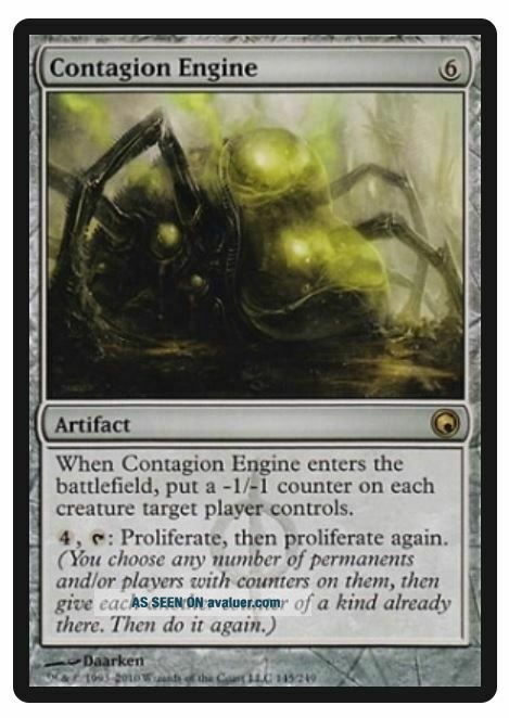 X1 CONTAGION ENGINE Scars Of Mirrodin Rare NM MTG Magic The Gathering ...