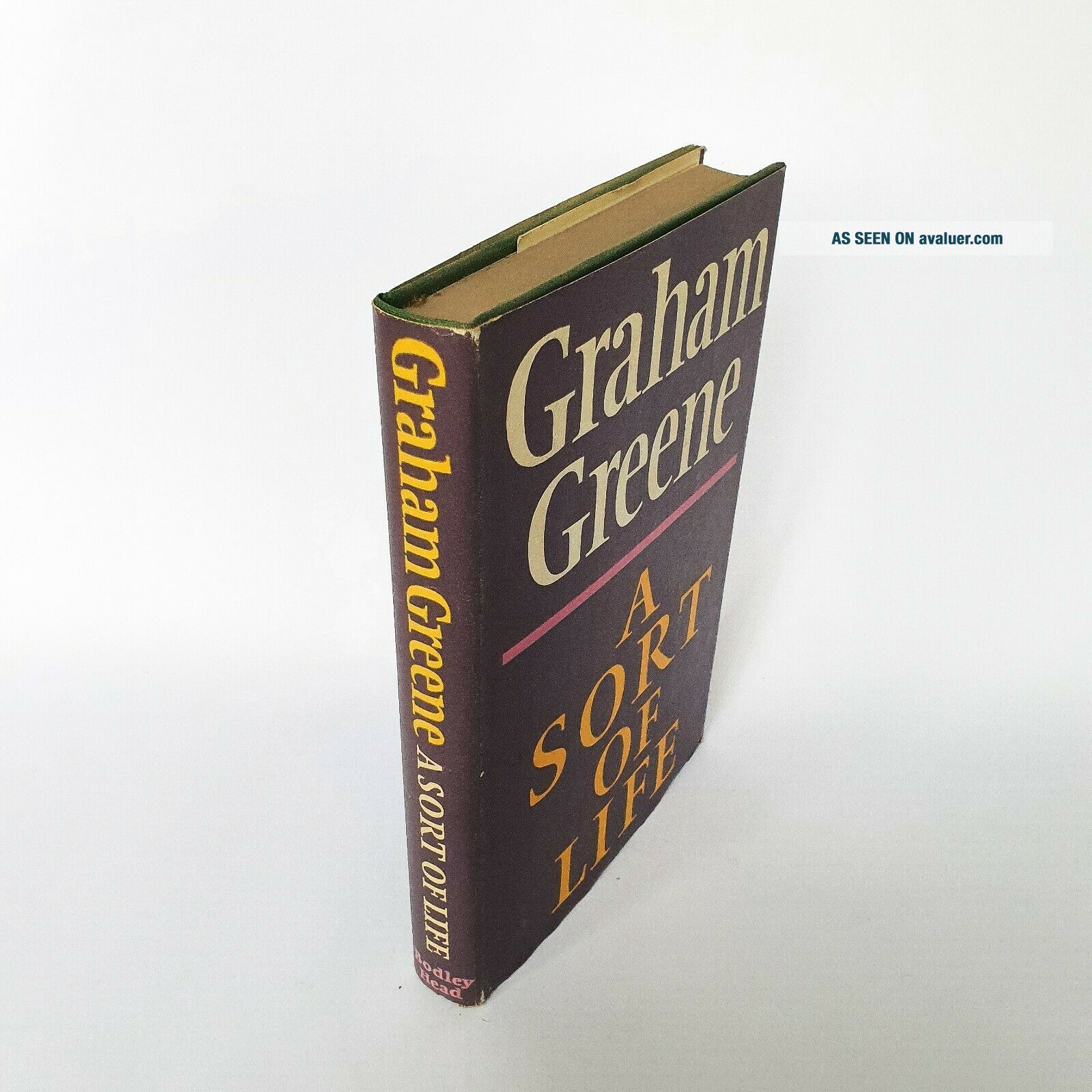 Graham Greene A Sort Of Life Book 1971 First Edition UK Vintage Rare DJ ...
