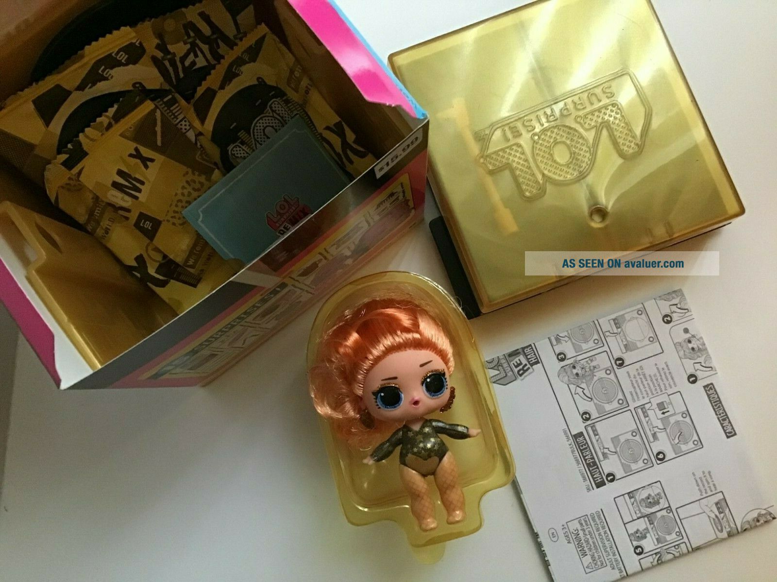 LOL SURPRISE DOLLS REMIX Hair Flip Blue Grass Queen Rare Gold | #43203150