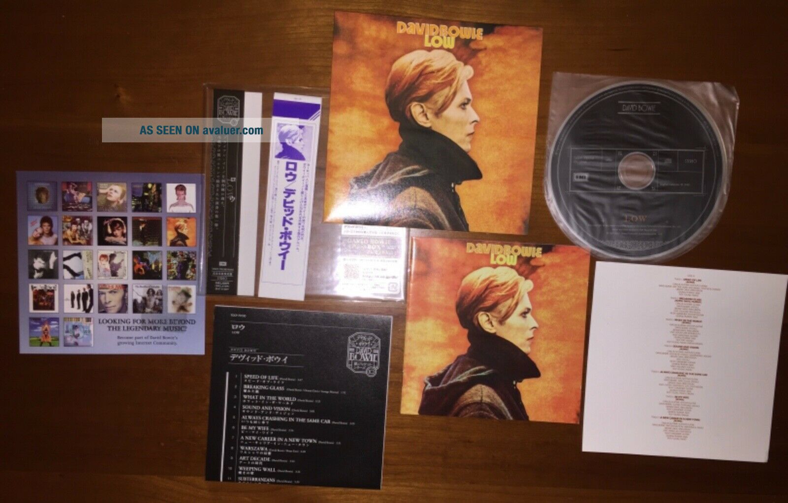 DAVID BOWIE - Low Japan MINI LP CD W/OBI PROMO OBI & Booklet TOCP ...